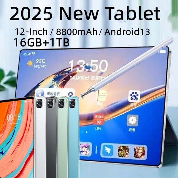 2025 Versão Global Original Android 13 Comprimidos 12 Polegada 16GB ...