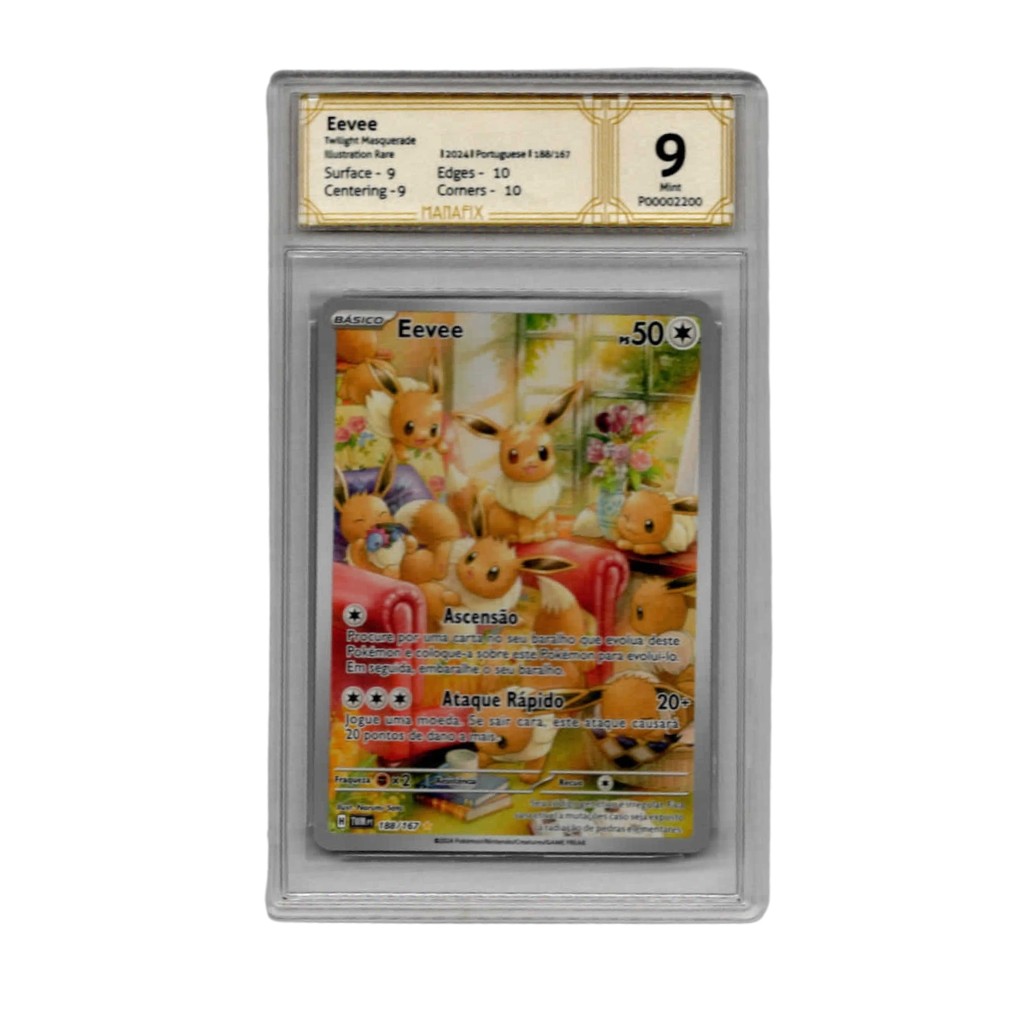 Carta Pokemon Eevee (188/167) Manafix 9 | Shopee Brasil
