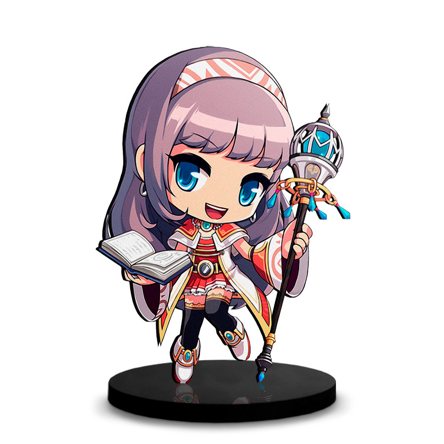 Totem Médio MapleStory - Bishop - 14cm + Base | Shopee Brasil