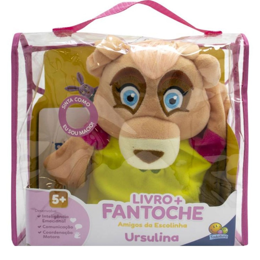Livro + fantoche Amigos da Escolinha: Ursulina - Todo Livro | Shopee Brasil