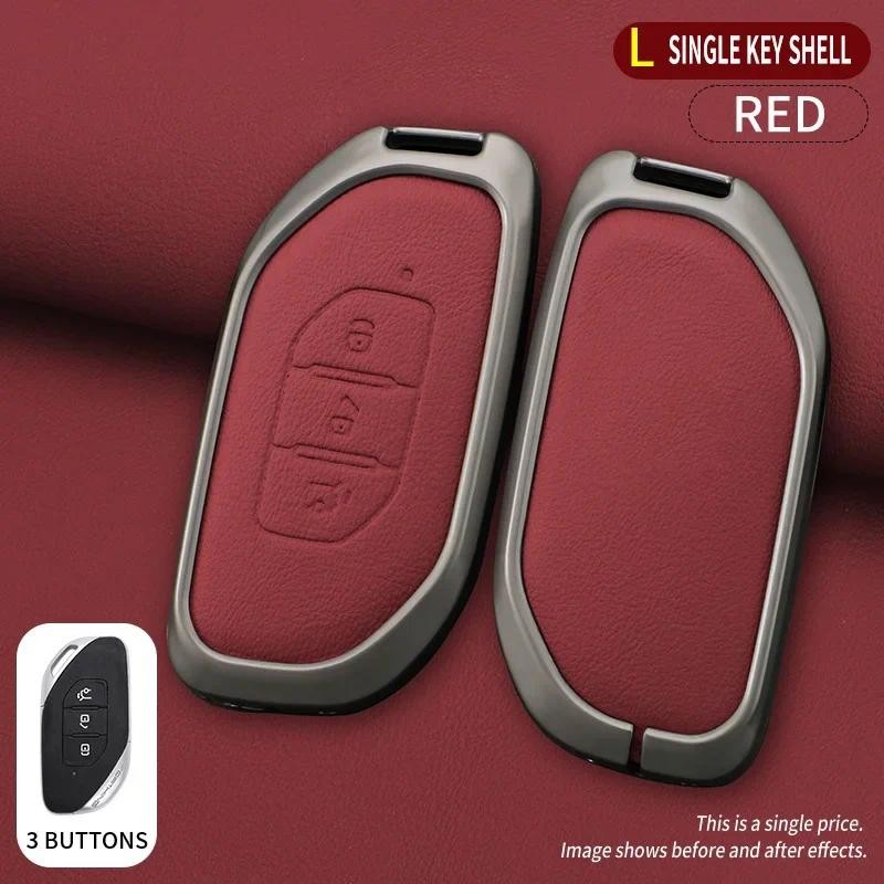 Liga De Zinco Chave Capa Do Carro Caso Titular Para Dongfeng Fengxing ...
