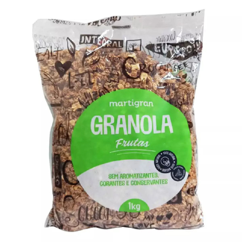 Granola Com Frutas Martigran Pacote 1kg | Shopee Brasil