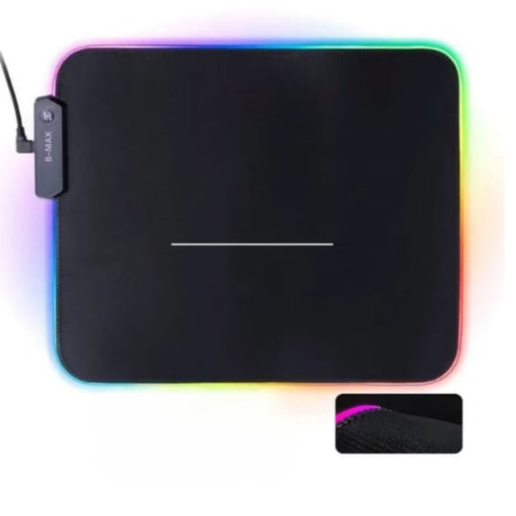 Mouse Pad Gamer Rgb Led Speed Para Mouse E Teclado 25x35cm | Shopee Brasil