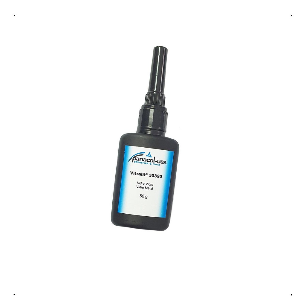 Super Cola Uv Profissional Vitralit Panacol 30320 Para Vidro - Metal ...