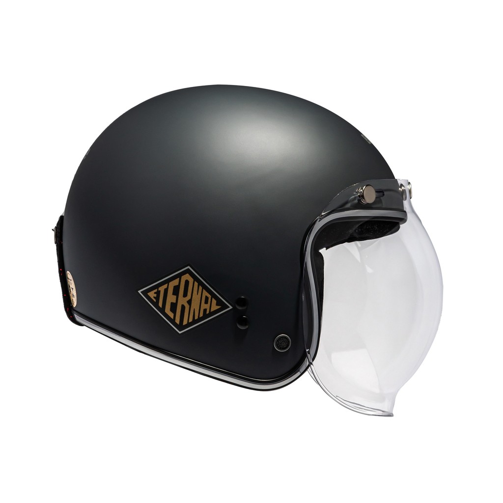 Capacete Aberto Bieffe B45 Eternal Cinza Fosco Custom | Shopee Brasil