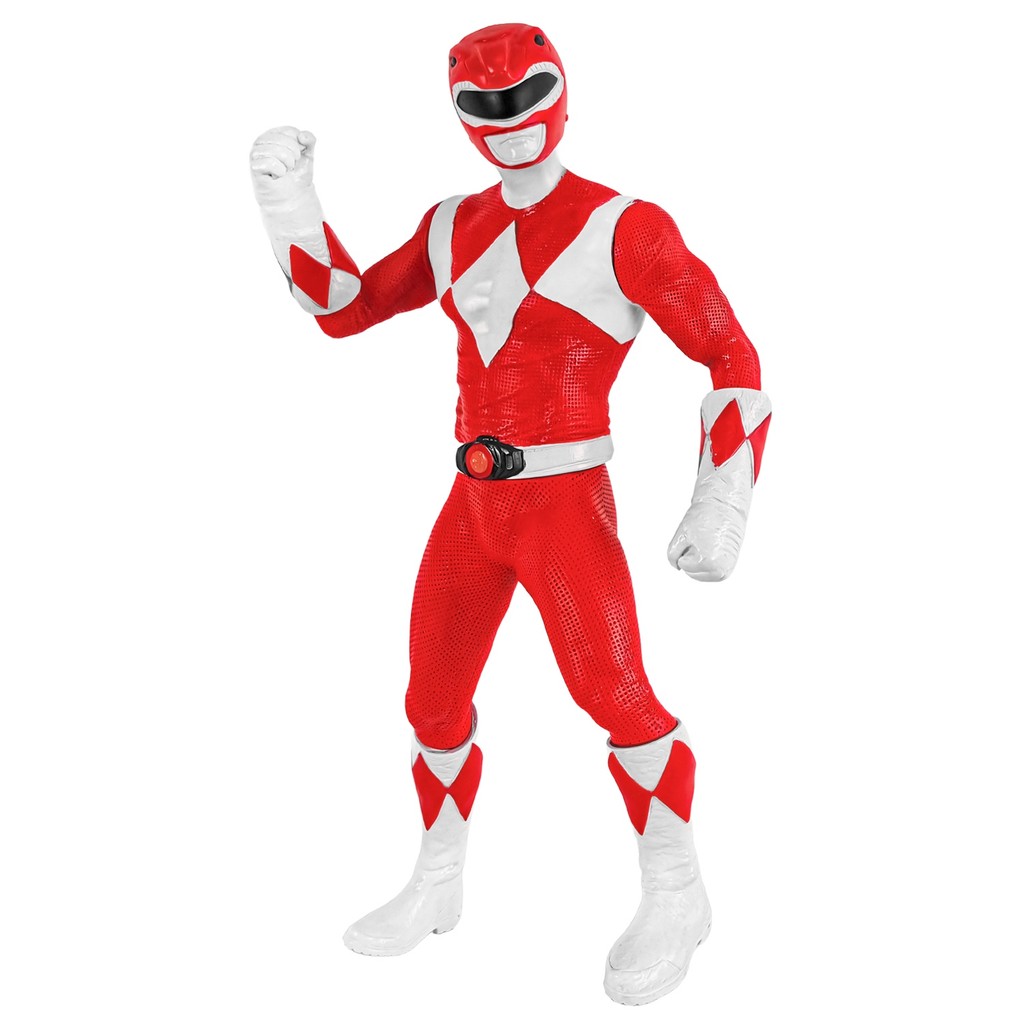 Boneco Red Power Ranger Vermelho 40 cm Action Figure Articulada ...