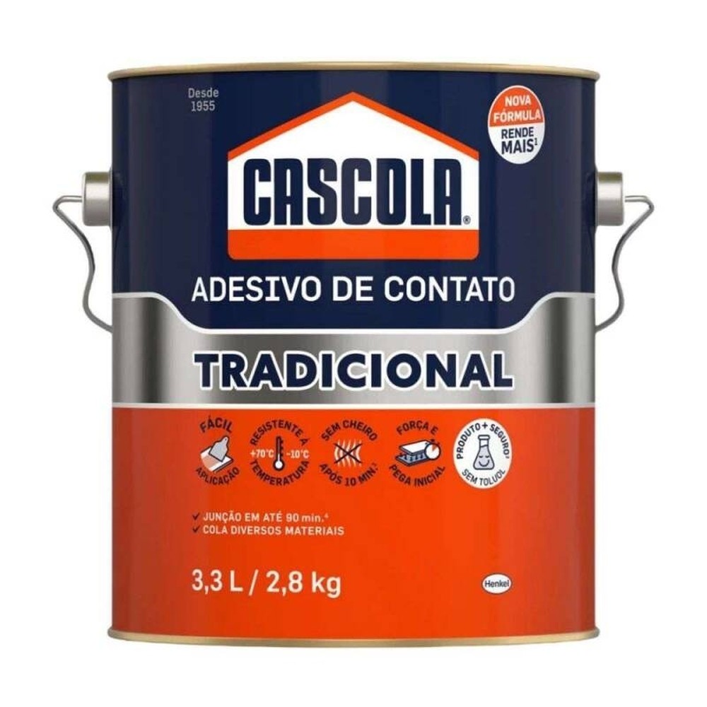 Adesivo de Contato Tradicional 28Kg Cascola | Shopee Brasil