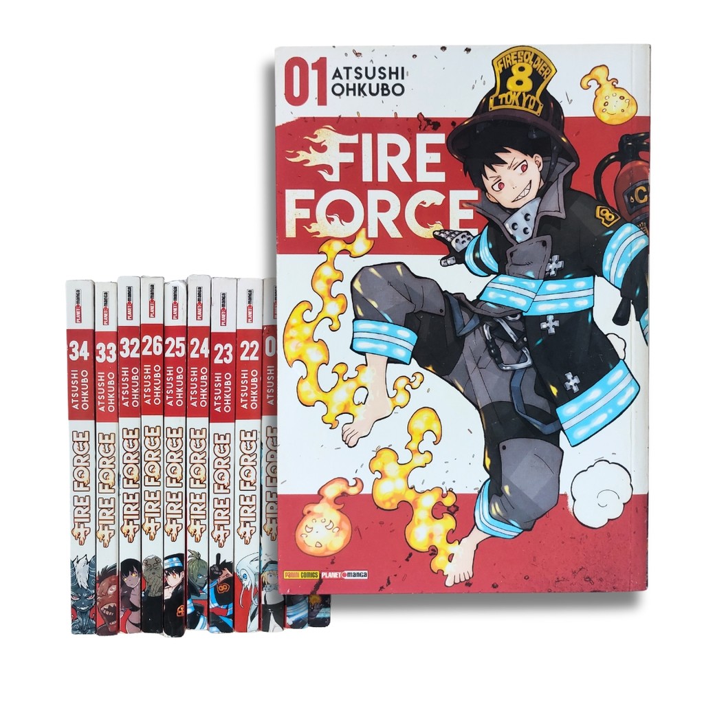 Mangá Fire Force volumes variados | Shopee Brasil