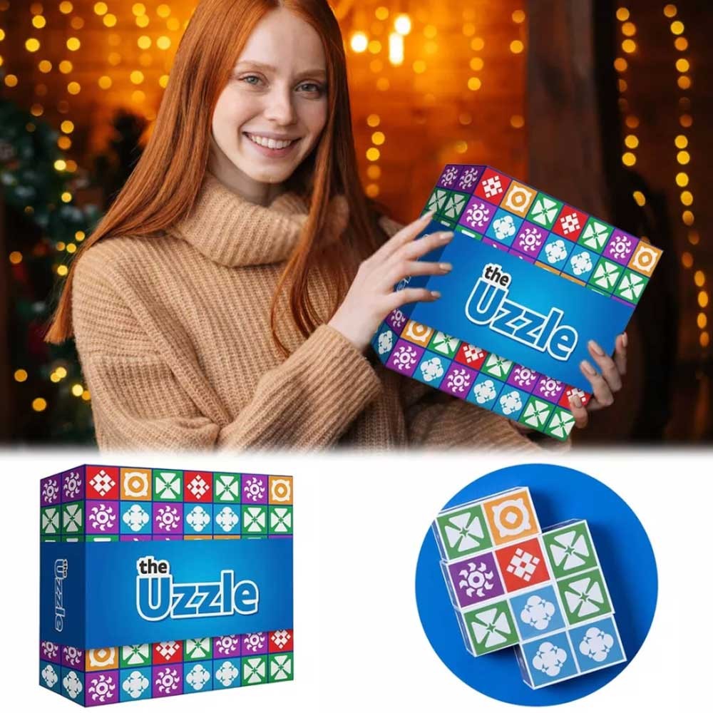 Uzzle 3.0 Family Board Game Interactive Block Puzzles Game For Kids ...