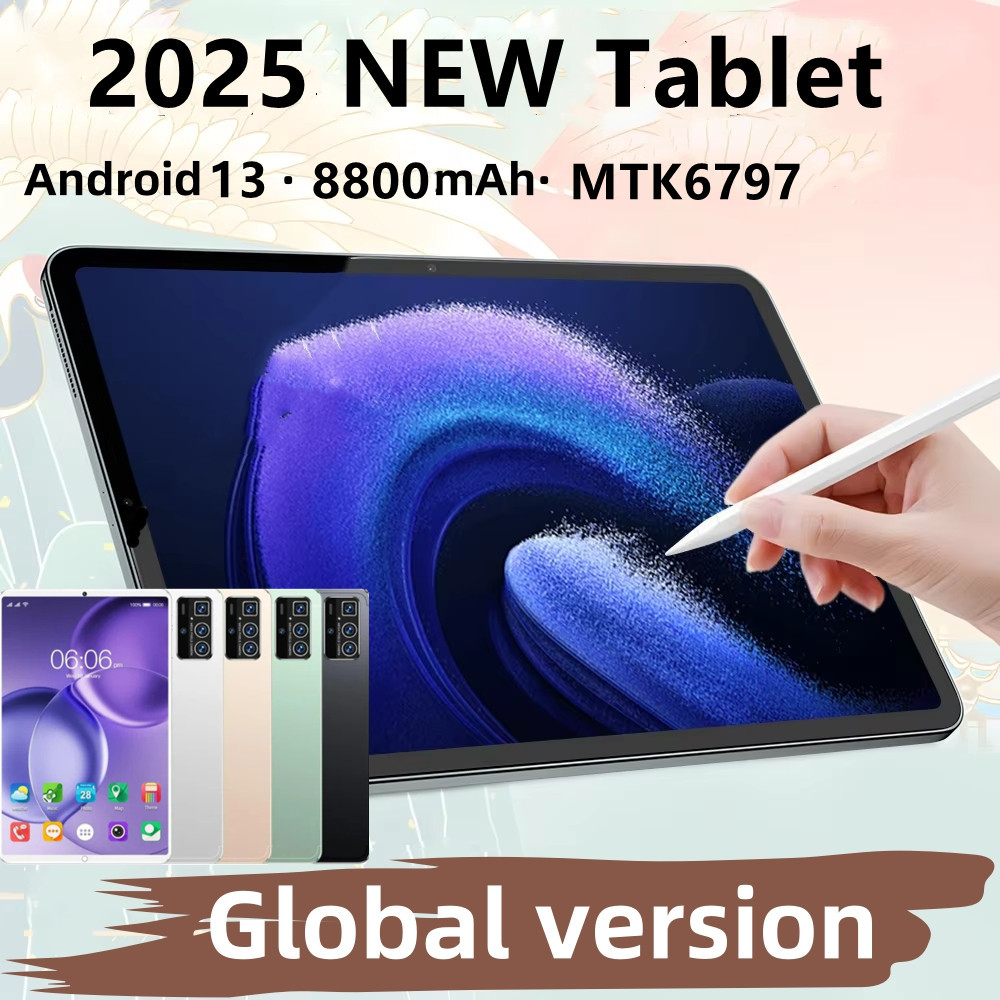 Venda Quente 2025 Versão Global Tablet 12 Polegada HD Android 13 16GB ...