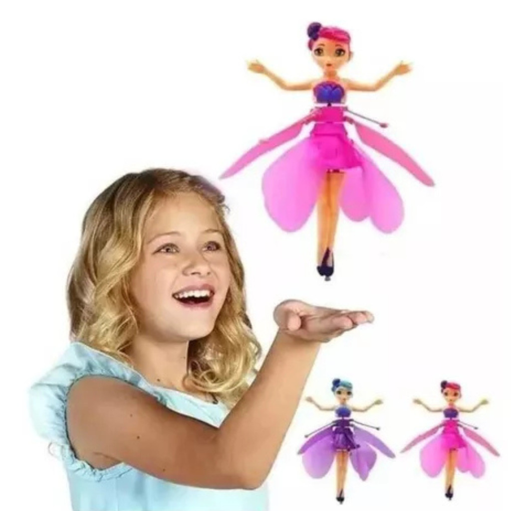 Fada Magica Voadora Boneca Sensor De Mão Brinquedo Incrível | Shopee Brasil