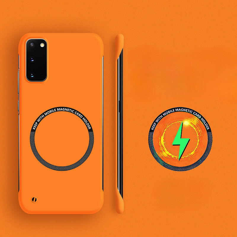 Para Samsung Galaxy S20/S20FE/S20 + Sem Moldura Fosco Fino Duro Caso De PC Ultra Plus Magnético ...