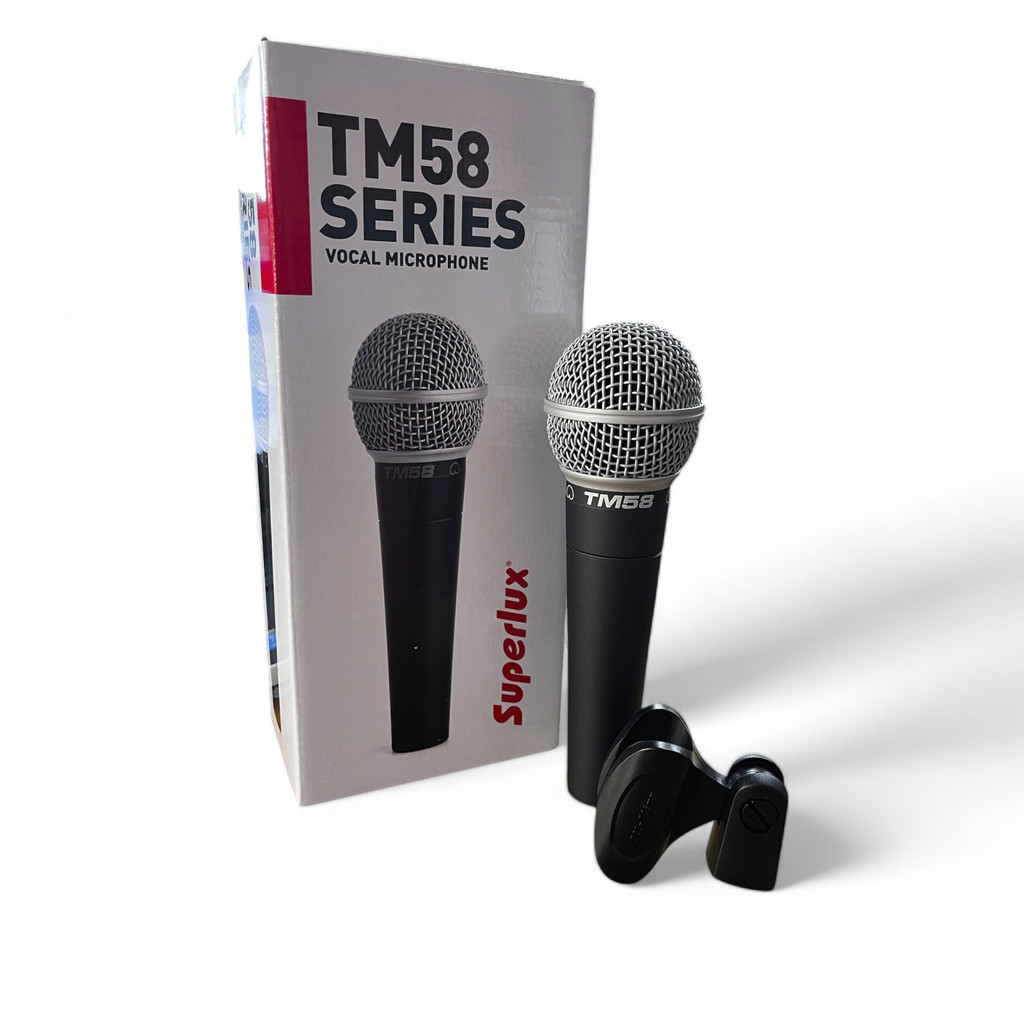 Microfone Superlux Tm58 Dinamico | Shopee Brasil