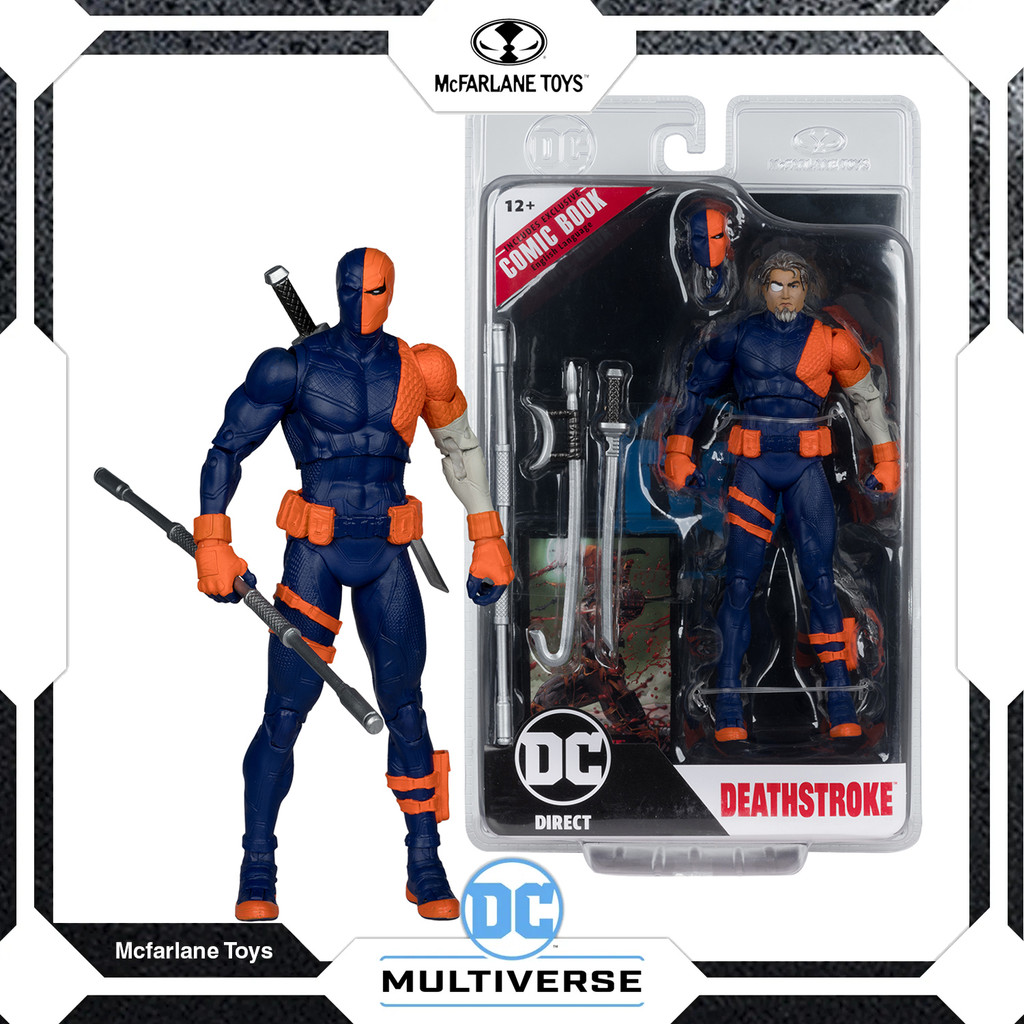 McFarlane Toys DC Direct DEATHSTROKE (REBIRTH) 7IN Figura Figuras ...