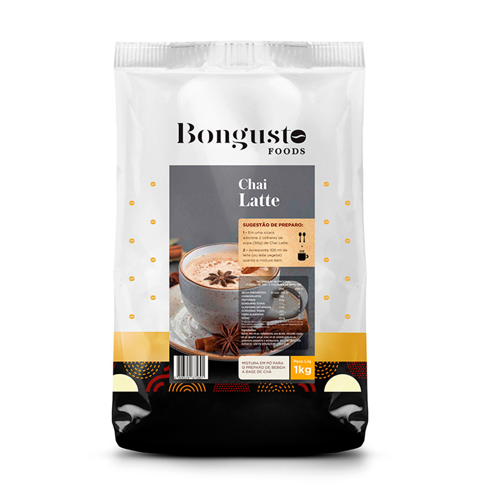Chai Latte Tea Bongusto 1kg | Shopee Brasil