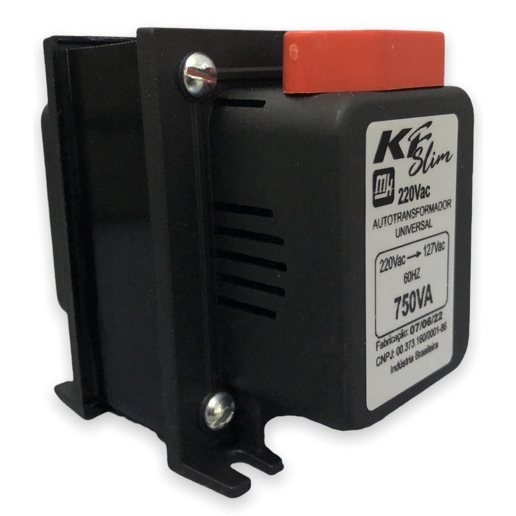 Auto Transformador de 750va Conversor Bivolt Voltagem 110 Para 220v E 220 Para 110 Marca KF ...
