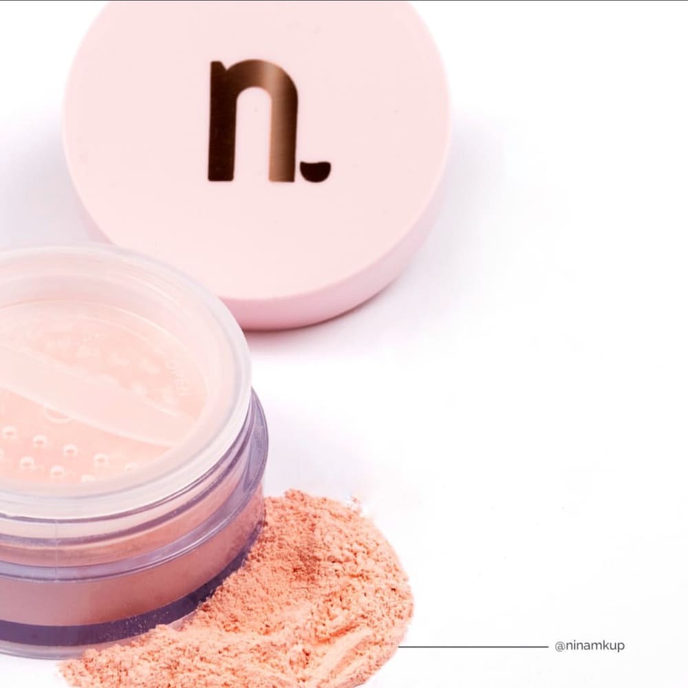Pó Solto Translucent Rosa - Nina Makeup | Shopee Brasil
