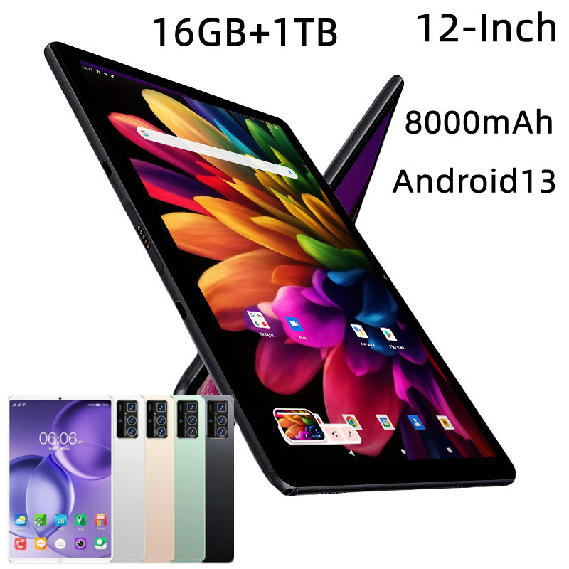 2025 Grande Venda Android 13 Tablet 16GB RAM 1TB ROM Quad Core Câmera ...