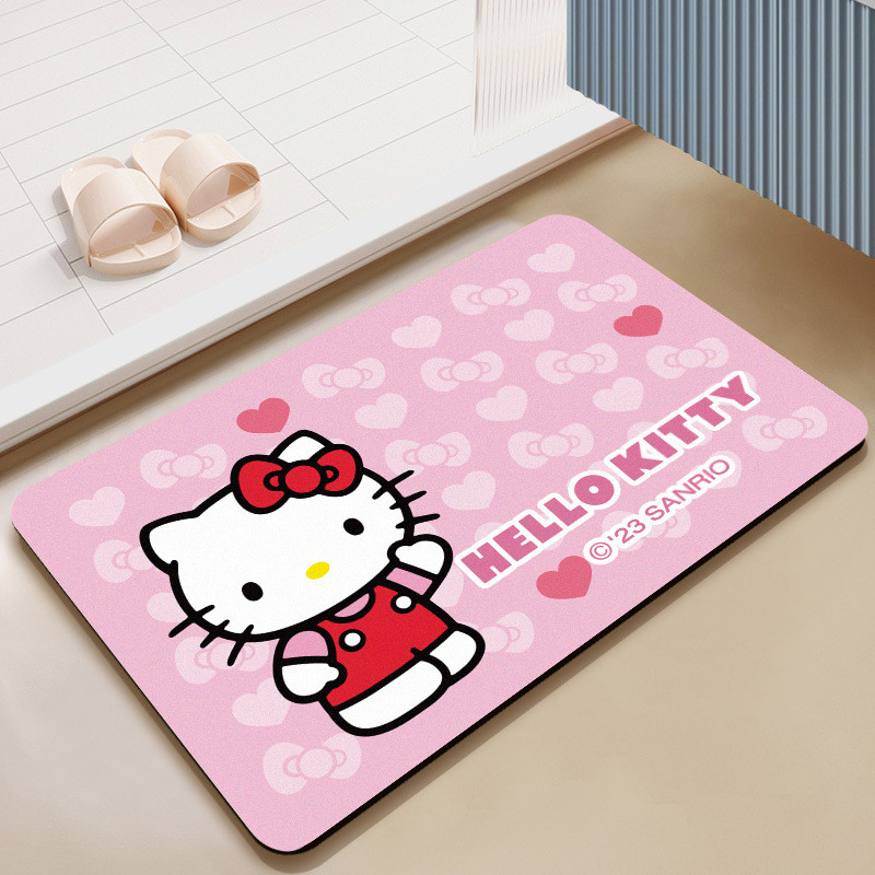 Sanrio kulomi lama de diatomáceas tapete de piso de absorção de água ...