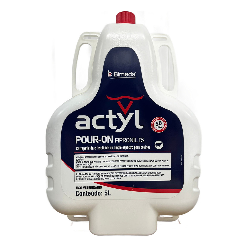 Actyl 5 Litros Fipronil 1% Bimeda | Shopee Brasil