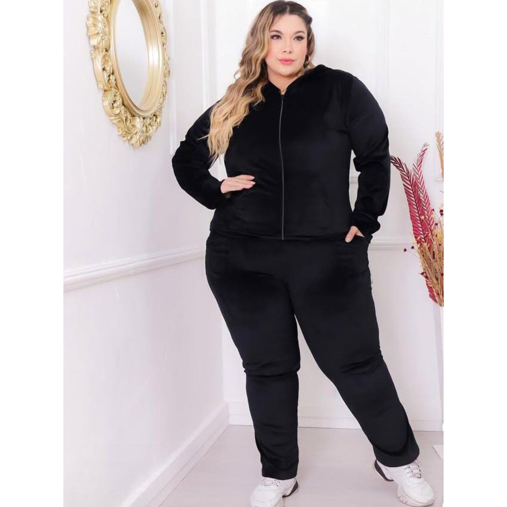 Conjunto de plush plus size | Shopee Brasil
