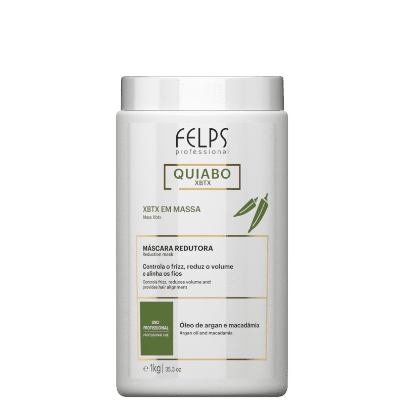 Felps Professional Quiabo XBTX em Massa - Máscara Redutora de Volume ...