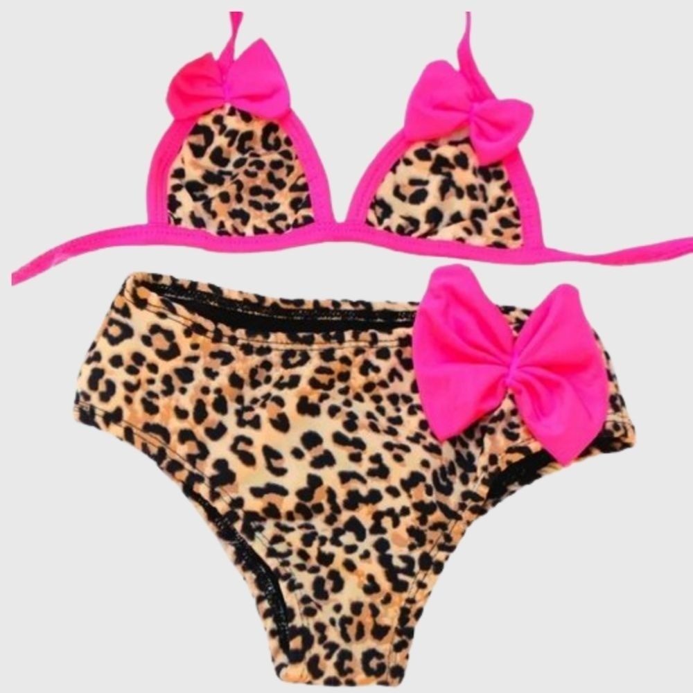 Biquini Infantil Menina Biquini Juvenil Oncinha | Shopee Brasil