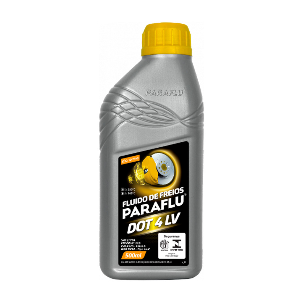 PARAFLU FLUIDO DE FREIO DOT-4 LV 500 ML - UND-500ML | Shopee Brasil