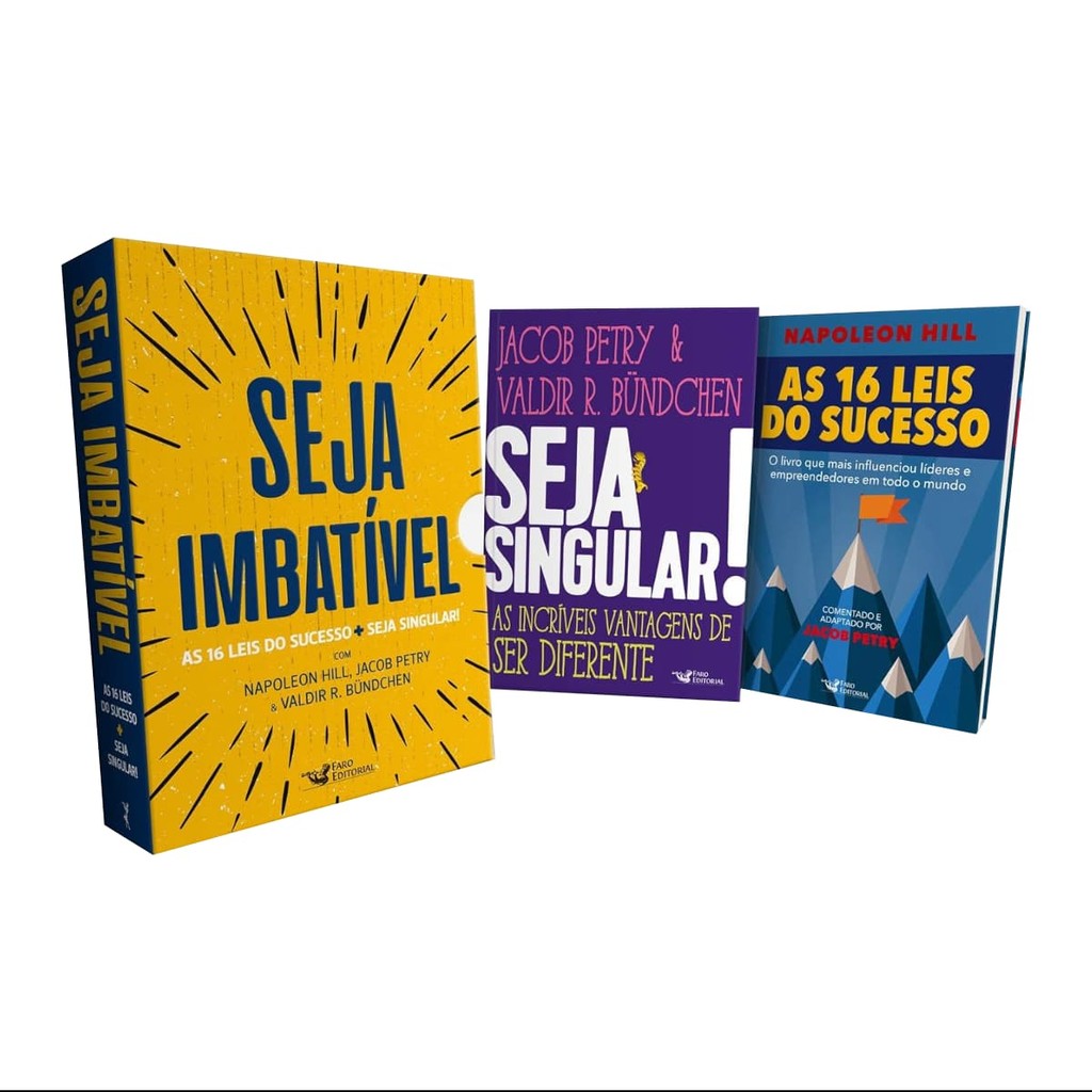 Box - Seja Imbatível - Napoleon Hill, Jacob Petry e Valdir R. Bündchen ...
