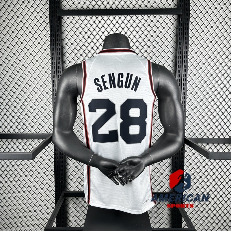 Camisa Regata Hot Pression Masculina 2024-25 Houston Rockets Alperen ...
