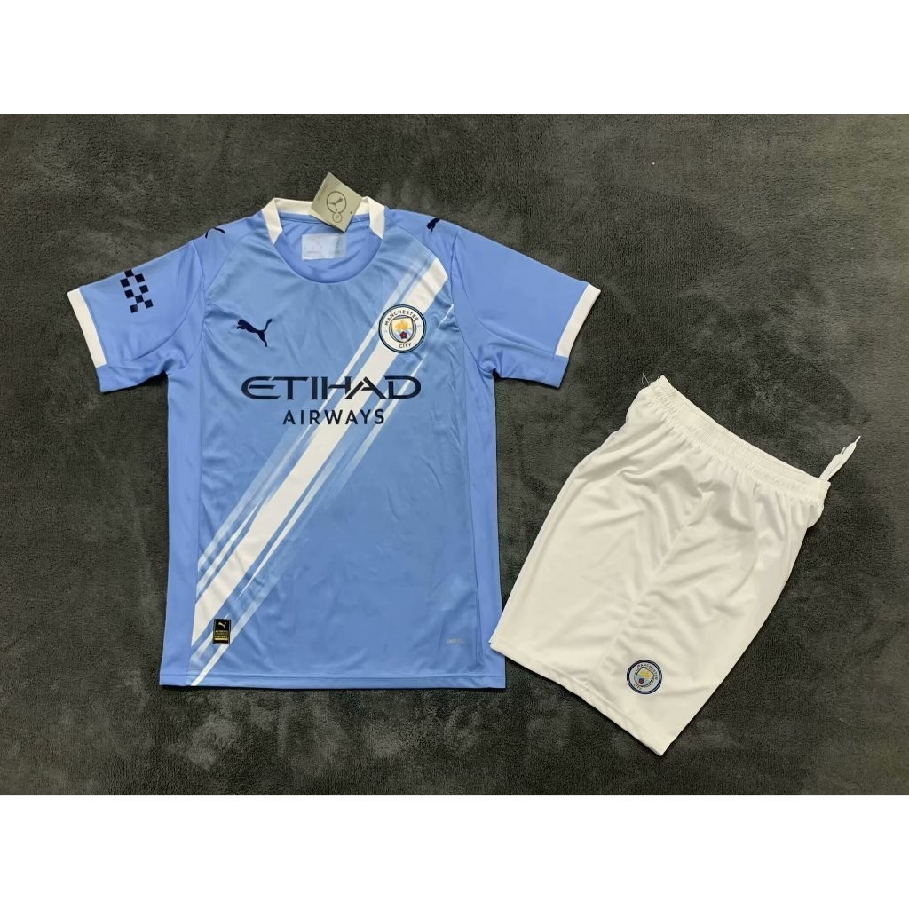 5OTF 2526 Kit de Casa de Alta Qualidade do Manchester City para Fãs ...