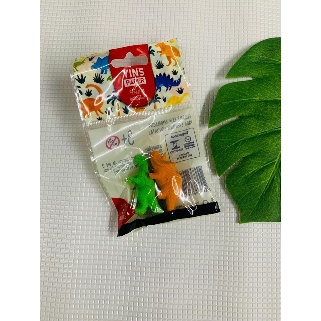 Borrachas Dinossauros Kit Com 2 Peças YP7286 | Shopee Brasil