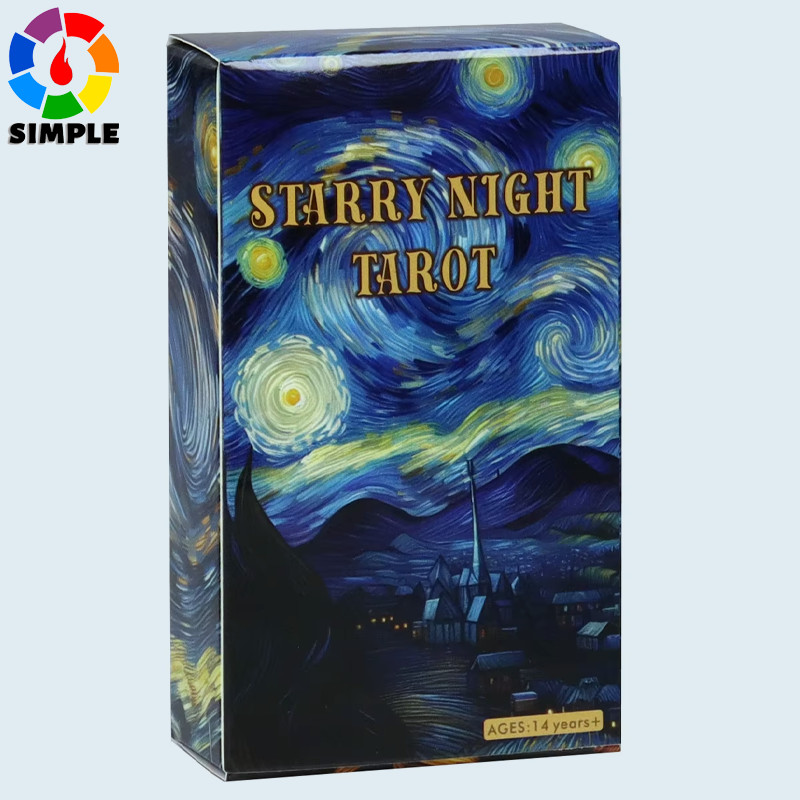 Starry Night Tarot Deck Cards Games Divination Party Desktop | Shopee ...