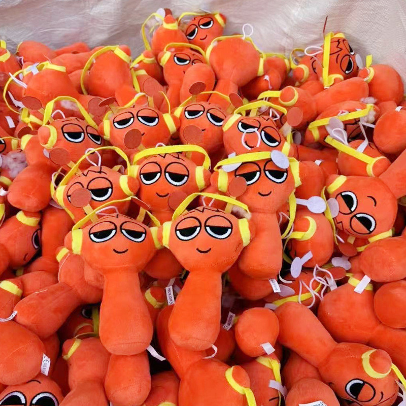 Sprunki Incredibox Brinquedo De Pelúcia Plushie Boneca Oren Brud Cinza ...