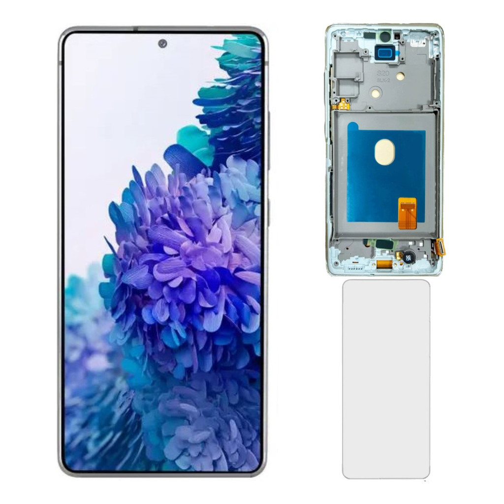 Tela Display Oled Compatível S20 Fe G780 Biometria Aro + Pel | Shopee ...