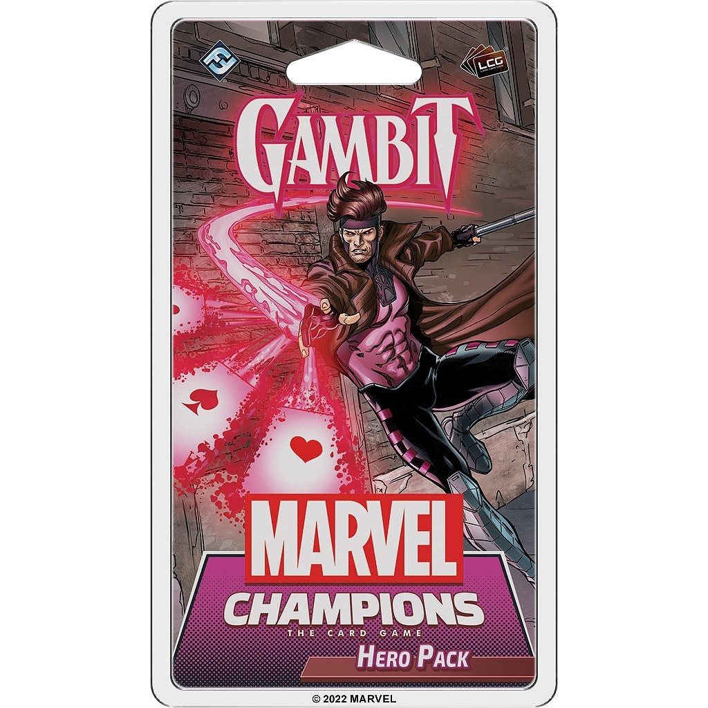 Marvel Champions: The Card Game - Gambit Hero Pack | Shopee Brasil
