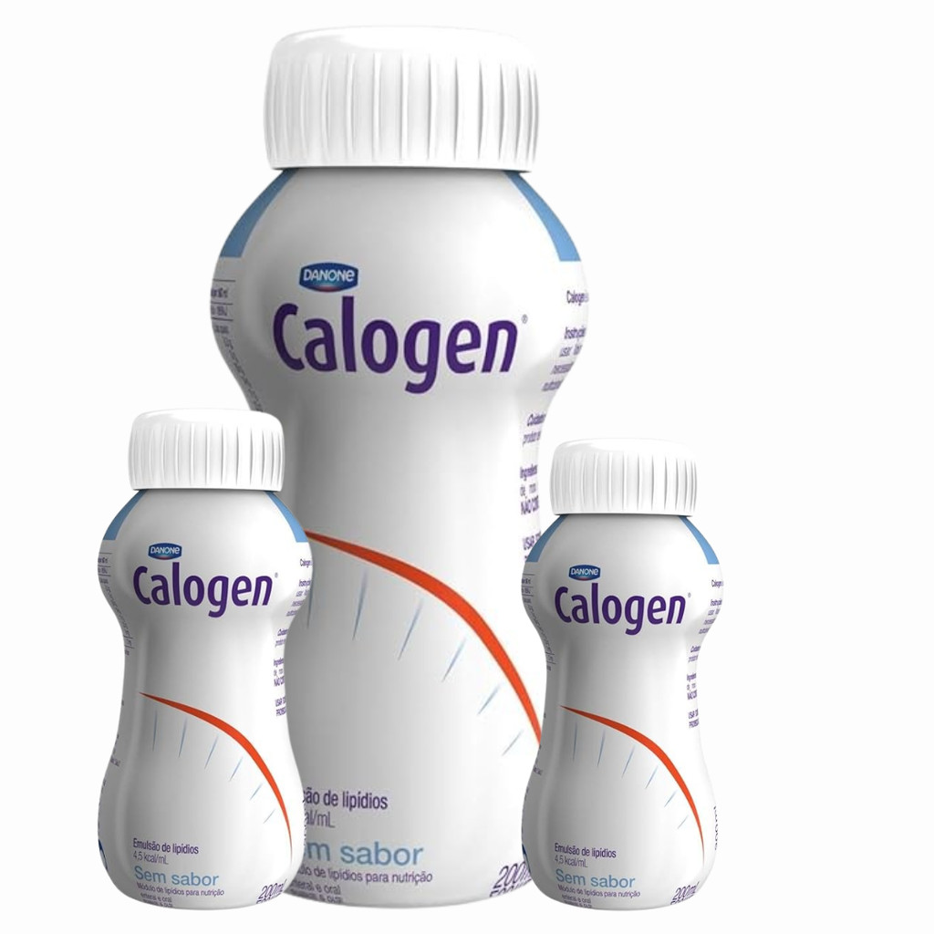 3 Unidades Suplemento Alimentar CALOGEN- Danone SEM SABOR- 200 ML | Shopee Brasil