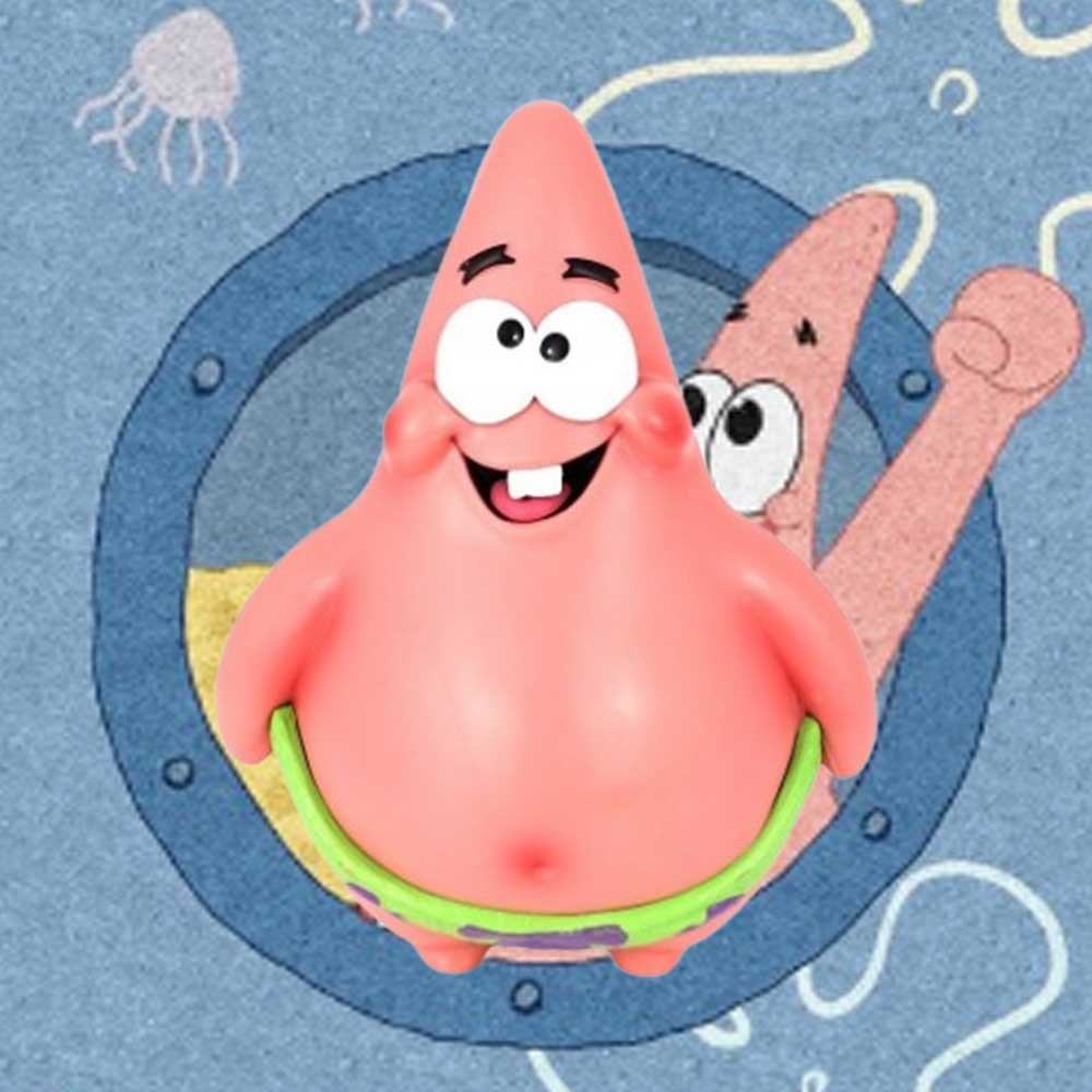 SpongeBob SquarePants Big Star Handmade PVC Statue Model Doll Toy ...