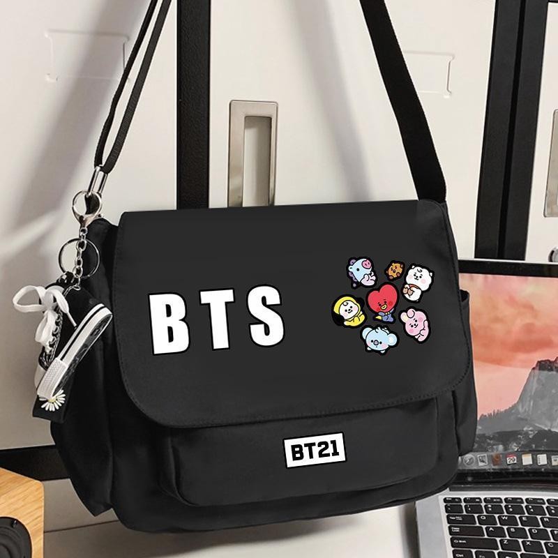 2024 Novo Estilo BTS Bolsa Mensageiro Bolsa de Ombro Personalizada ...