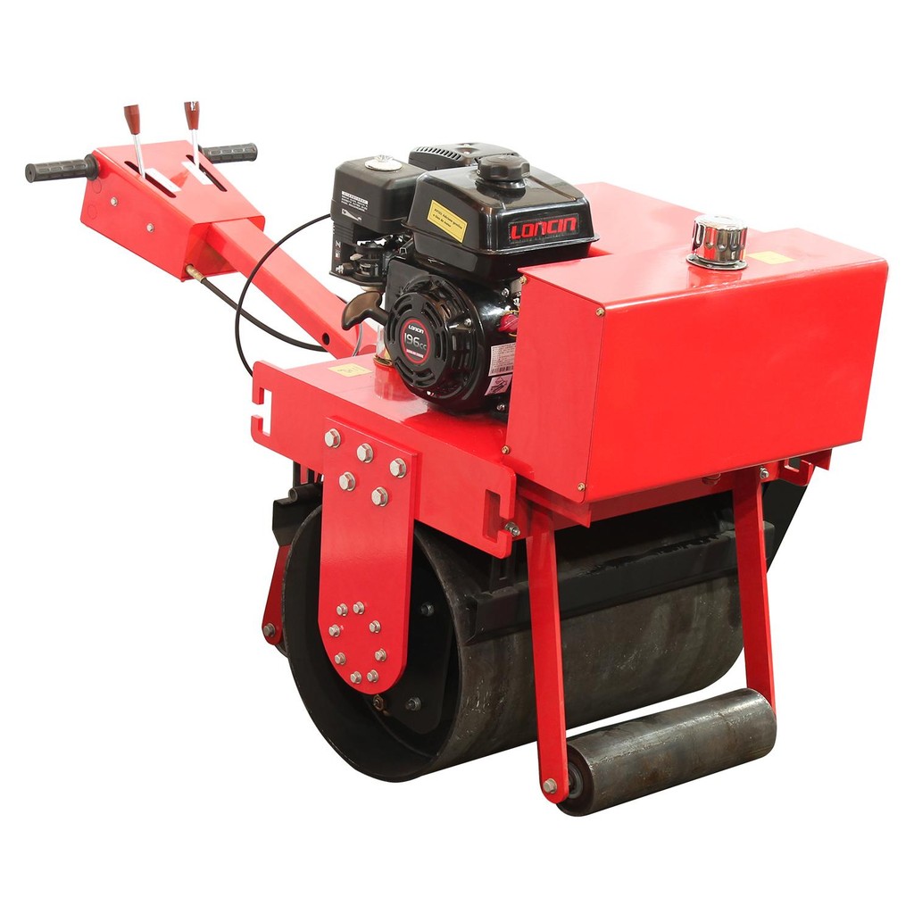 Rolo Compactador Liso Vibratório de Asfalto 250kg 5.5hp a Gasolina ...