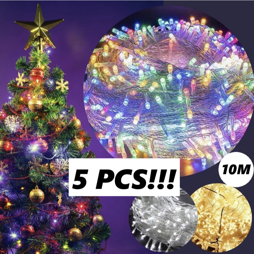 Pisca Pisca Led para Decoração de Natal - 100 Luz Leds Coloridos ...