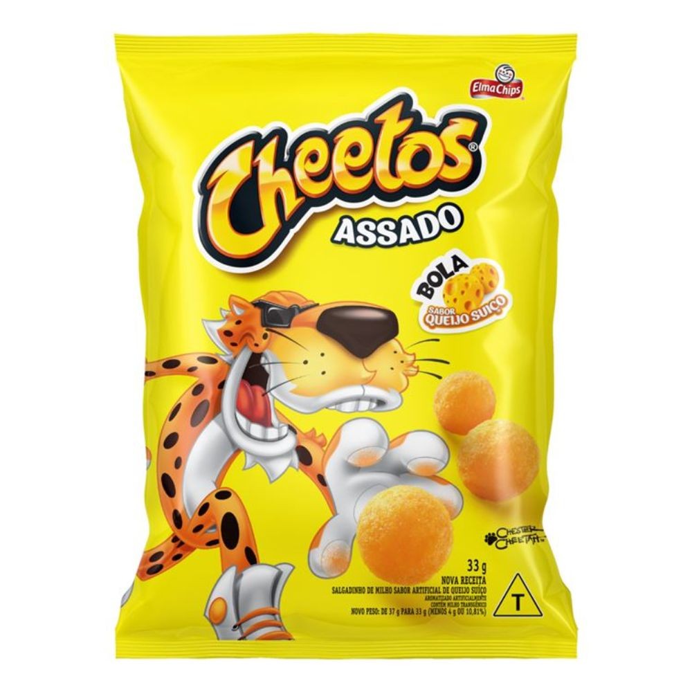 Cheetos Bola de Queijo Suiço 33g | Shopee Brasil
