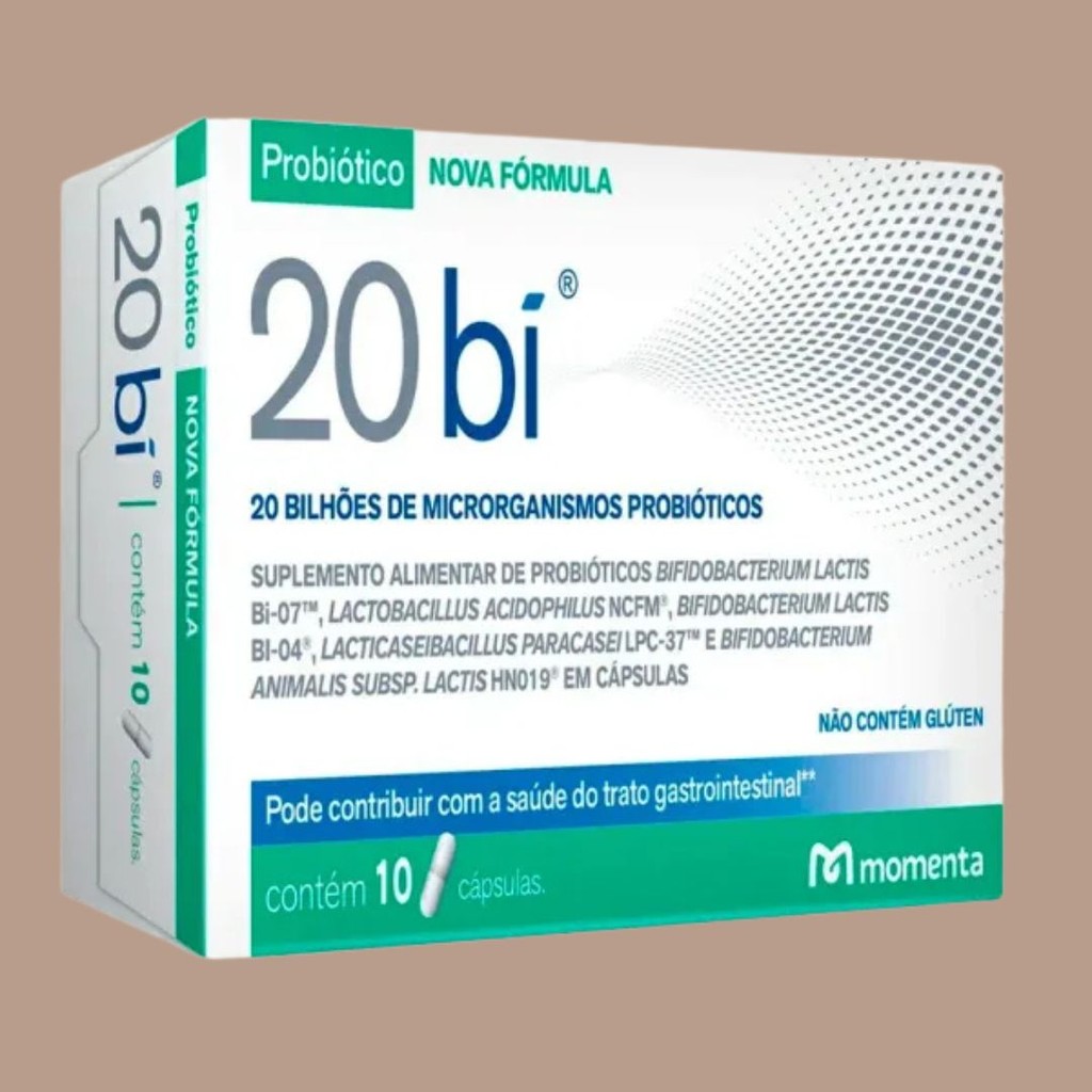 20Bi Suplemento Probiótico 10 Cápsulas - Momenta | Shopee Brasil
