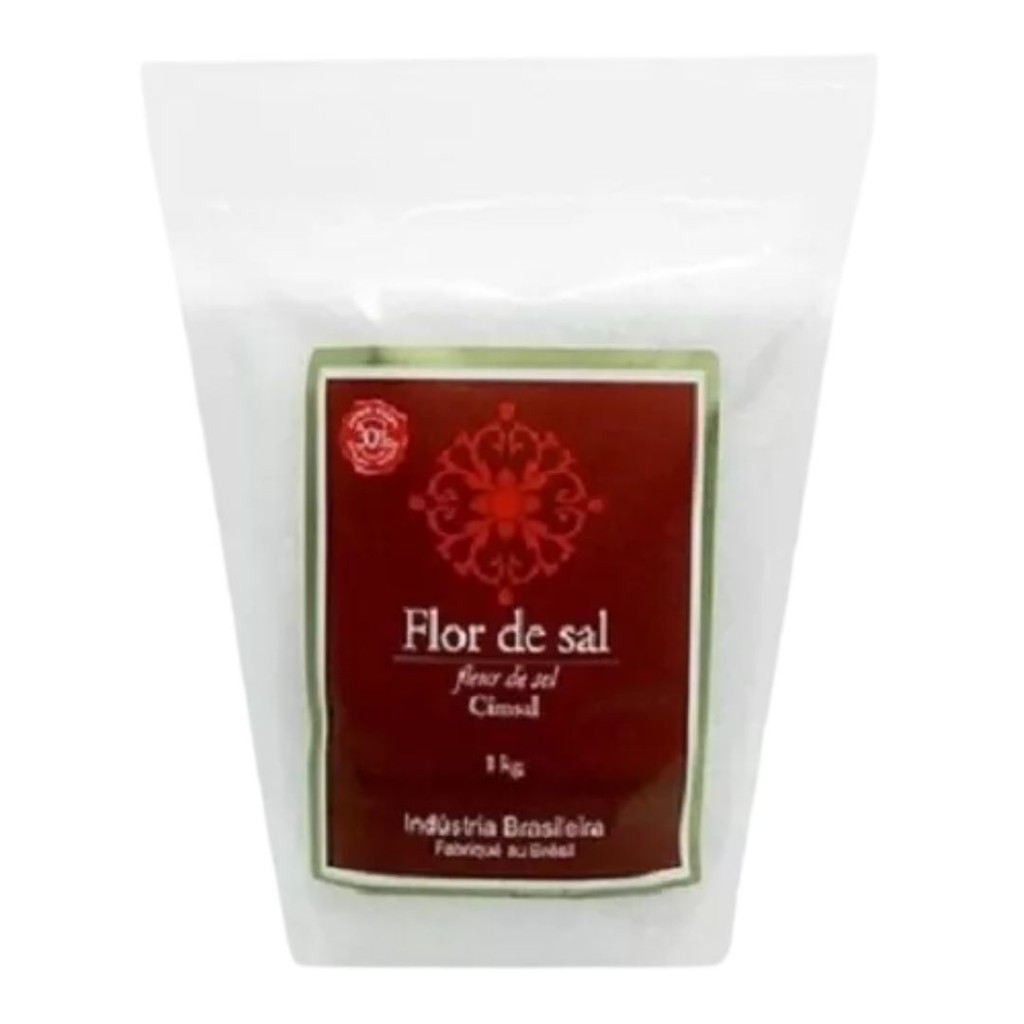 Flor de Sal 1kg - Cimsal | Shopee Brasil