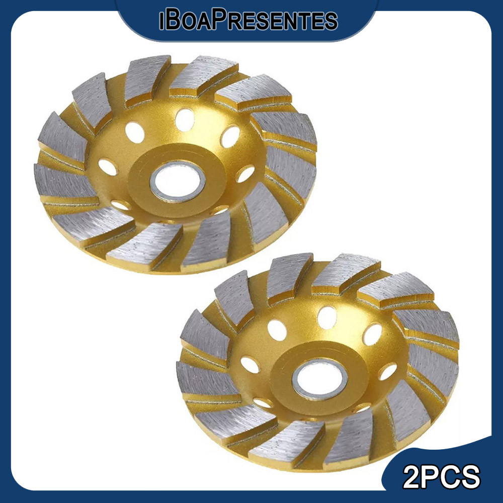 2 Pcs Rebolo Disco Desbaste Diamantado Parede Concreto Piso | Shopee Brasil