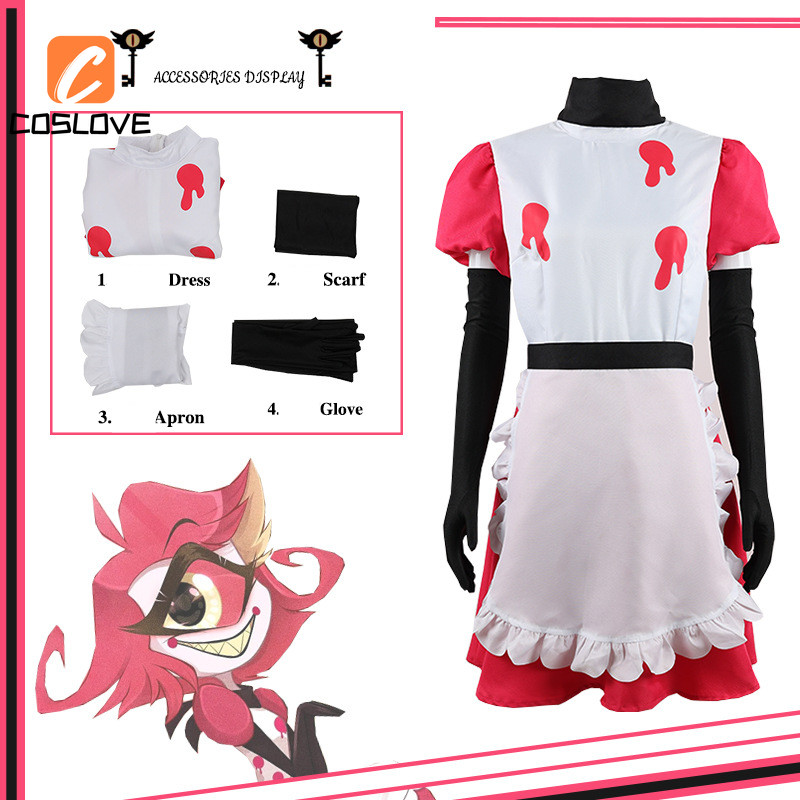 Anime Hazbin Hotel Nifty Cosplay Roupas Conjunto Completo Traje Terno ...