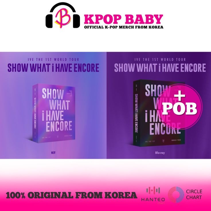 IVE THE 1ST WORLD TOUR SHOW WHAT I HAVE ENCORE (POB) | Shopee Brasil