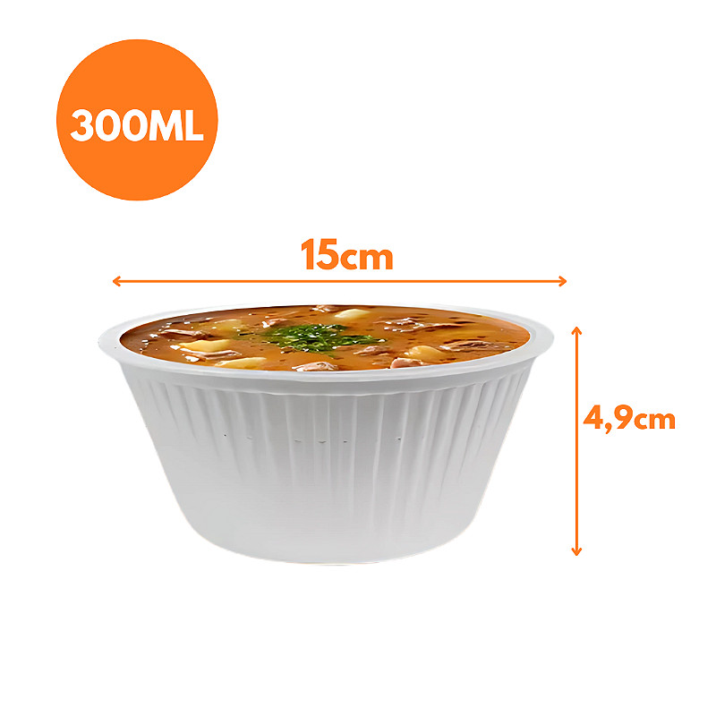 Pote Térmico de Isopor 300ml HF-300 Fibraform (400 unidades) | Shopee ...