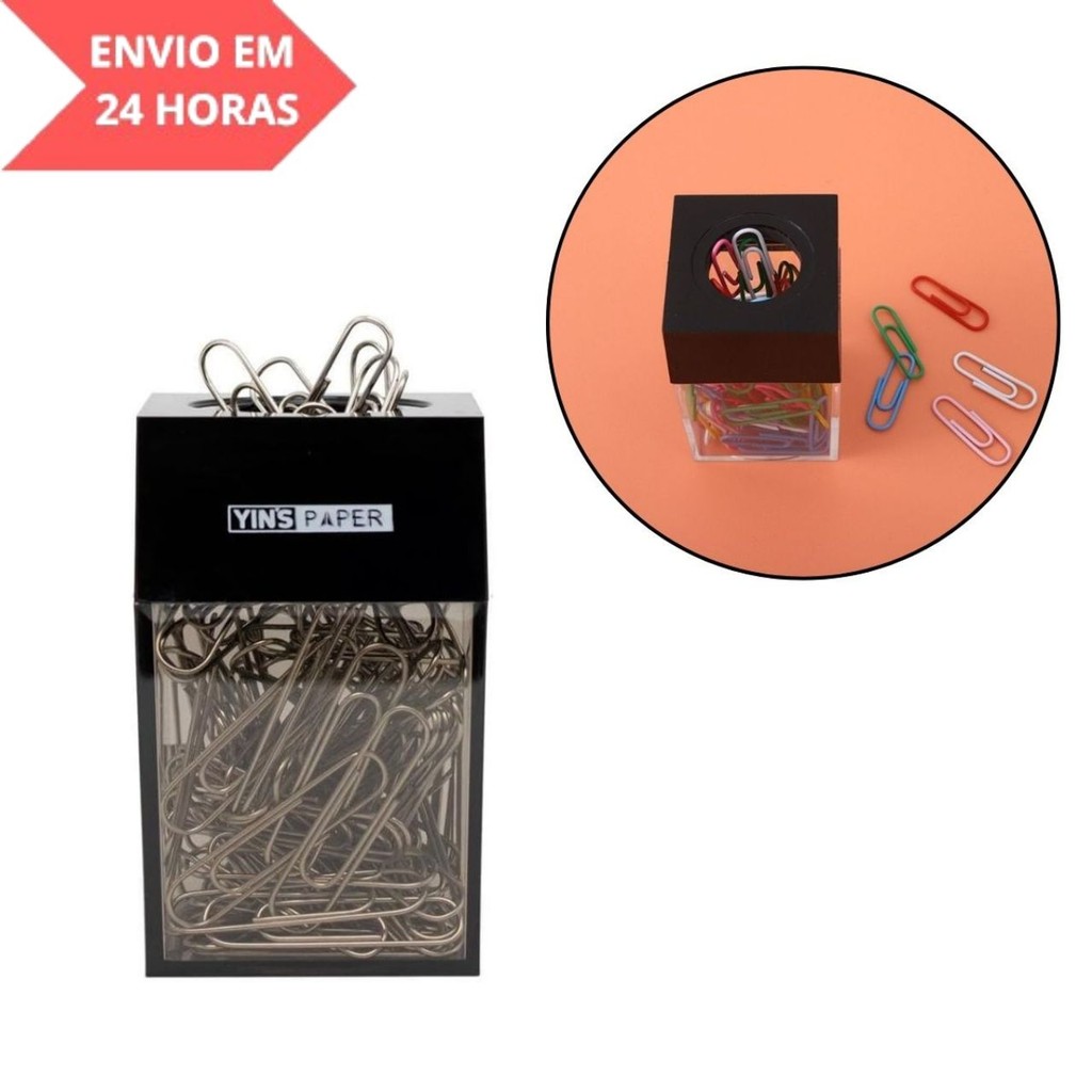 Porta Clips Magnético para Clips de 28mm - Organizador Prático e ...