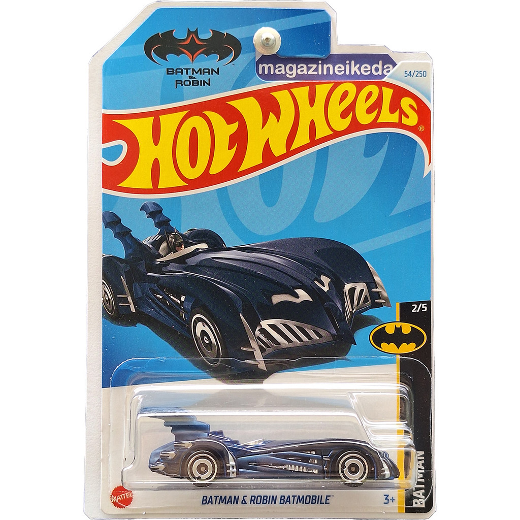 Carro Hot Wheels BATMAN & ROBIN BATMOBILE HTD51 Azul Marinho BATMAN ...